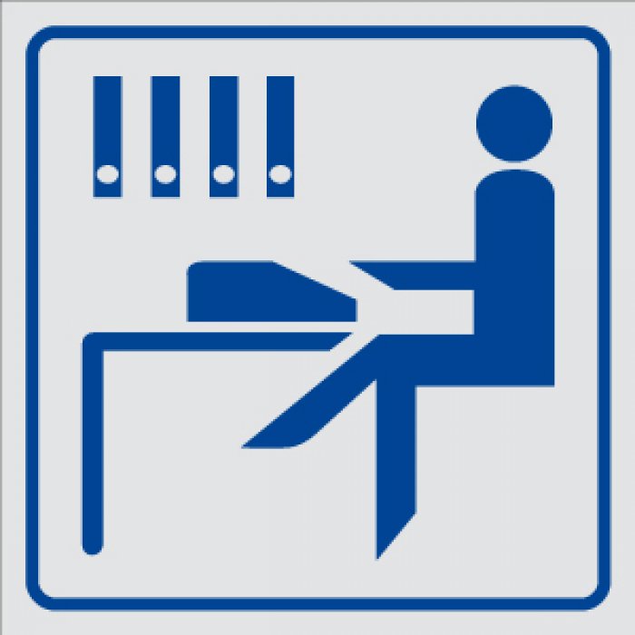 ETICHETTA AUTOADESIVA LATO MM 165 PITTOGRAMMA UFFICIO (2108) | EMME ...